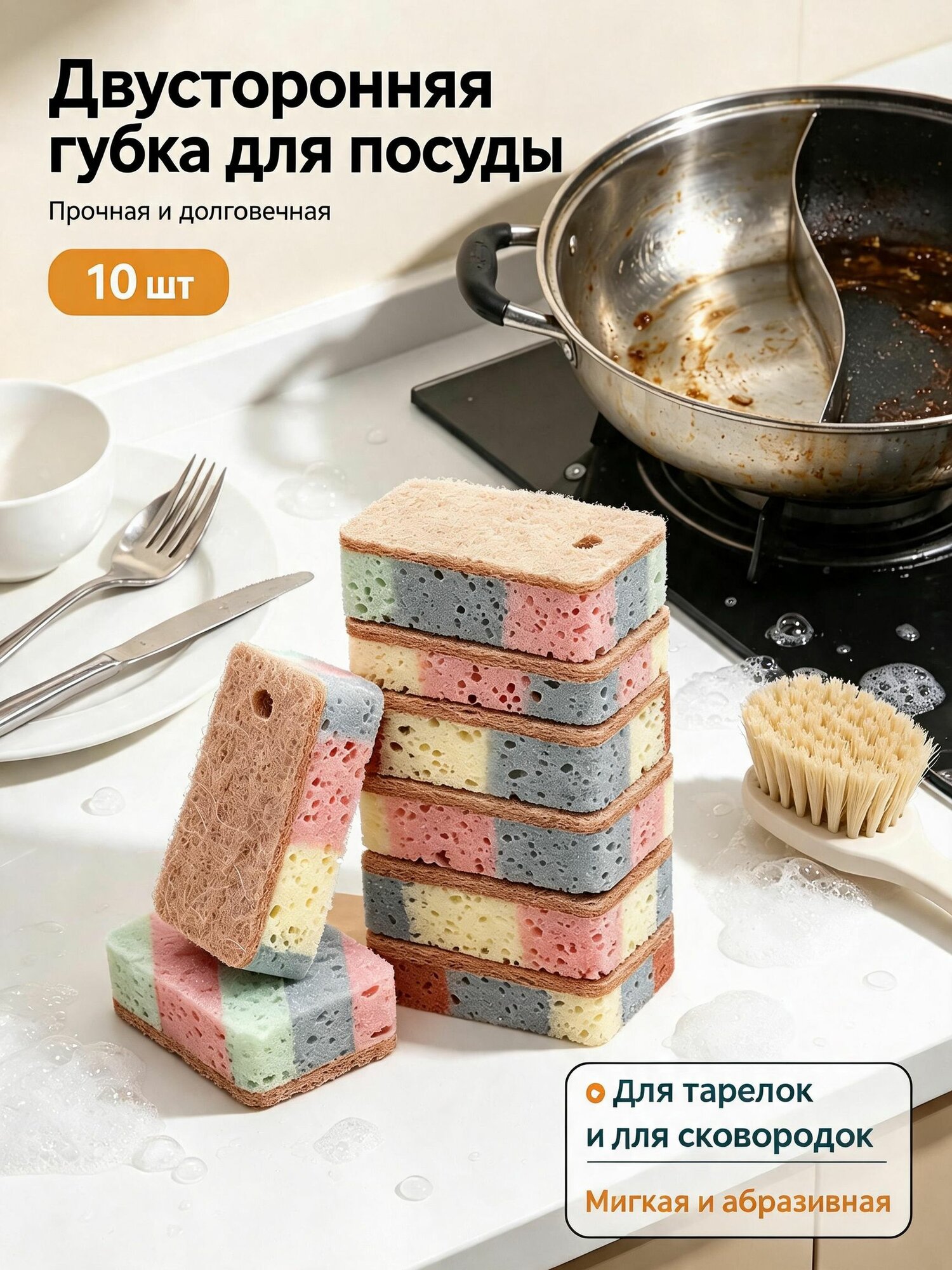 Amway Салфетки для уборки VMO9038ORA, Цвет товара, 10 шт.
