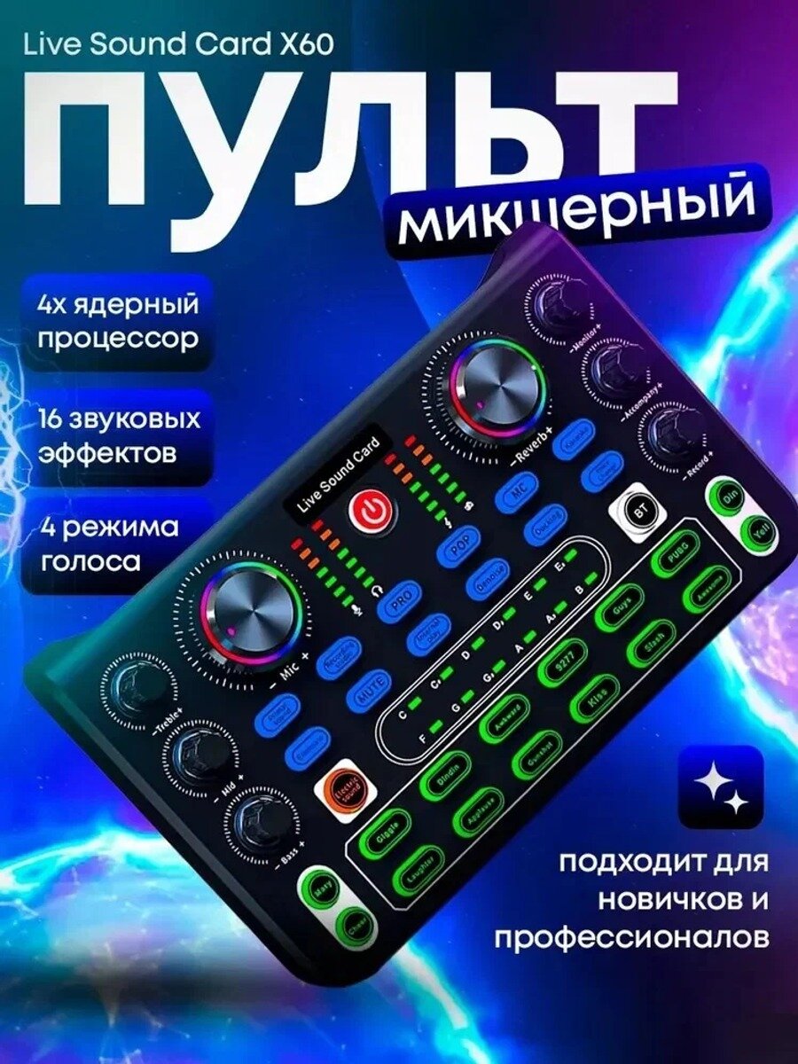 Цифровой микшерный пульт, Партномер X60L, Страна-изготовитель Китай