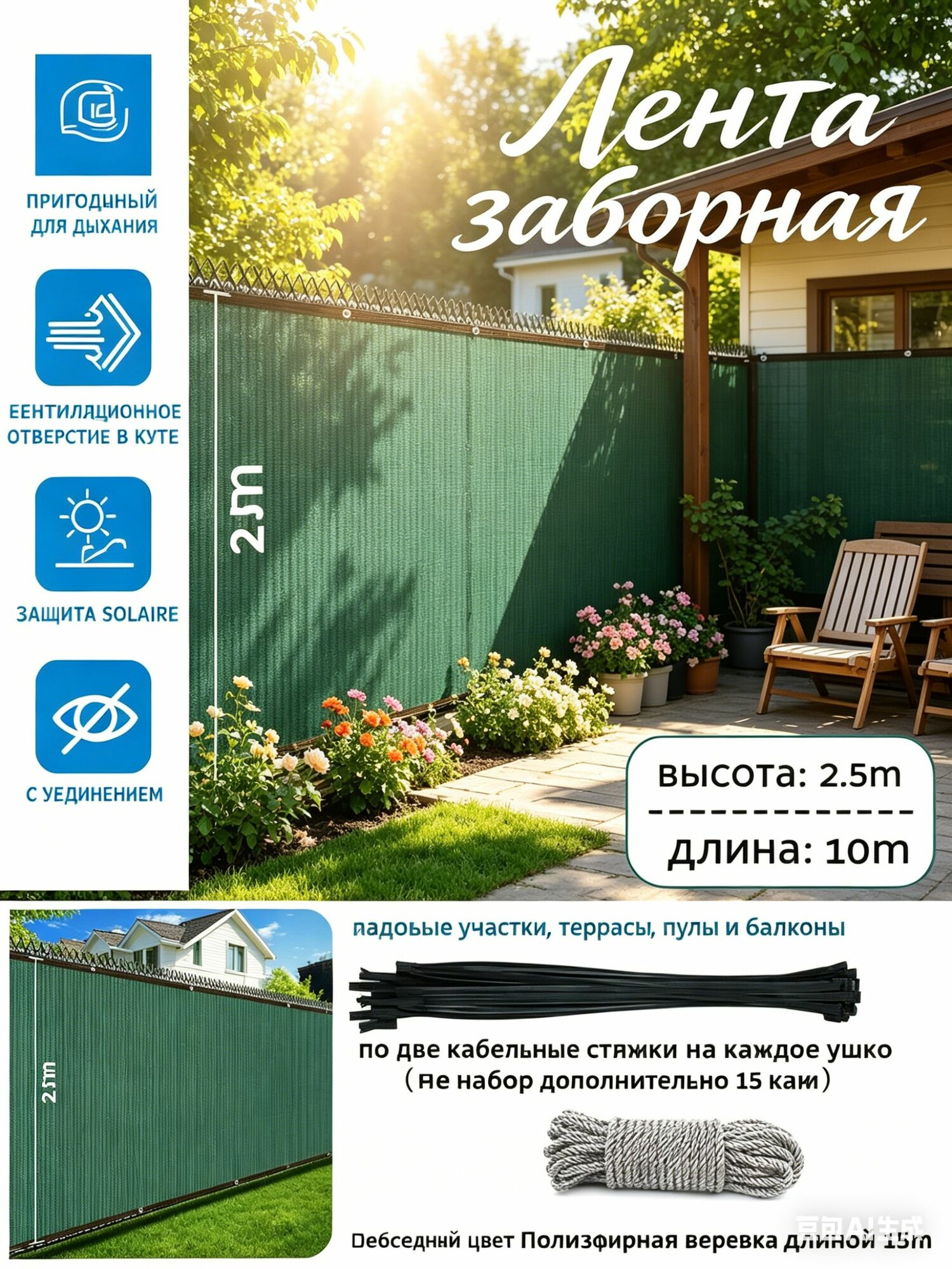 Лента для забора