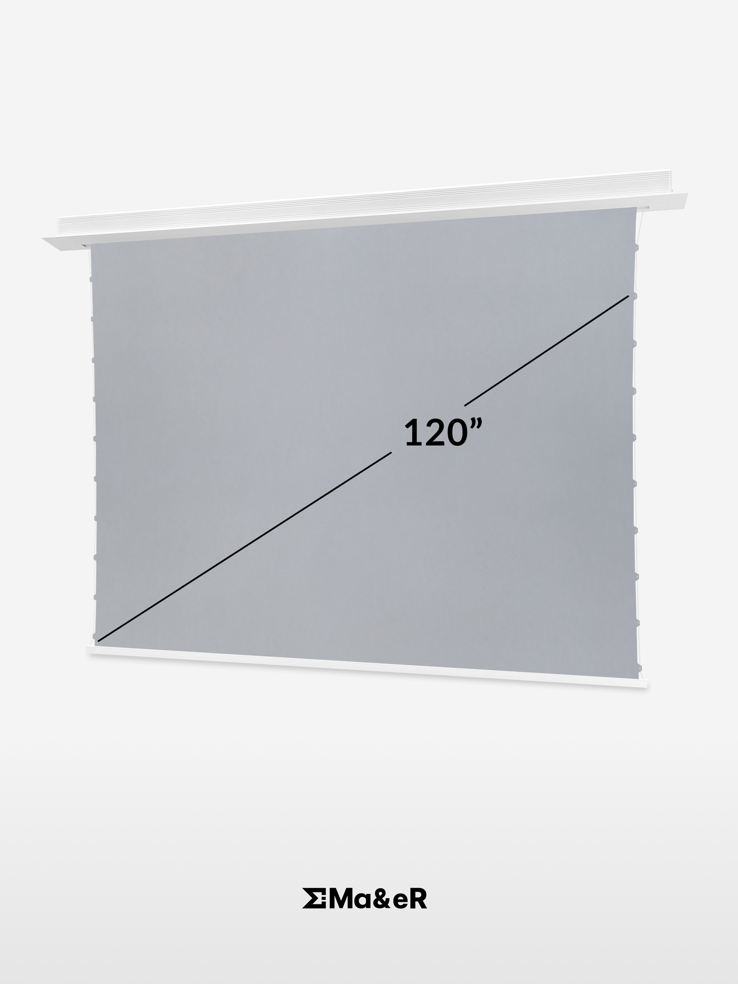 Crystal 120" 16:9 Экран моторизированный потолочный скрытого монтажа для длиннофокусных и короткофокусных проекторов с яркостью до 2000 Ansi Lm