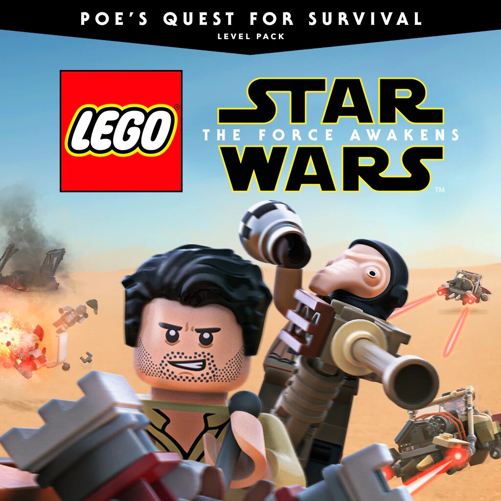 Дополнение LEGO STAR WARS: THE FORCE AWAKENS - Poe's Quest for Survival Level Pack, цифровое издание PlayStation 4, регион Индонезия / код пополнения баланса