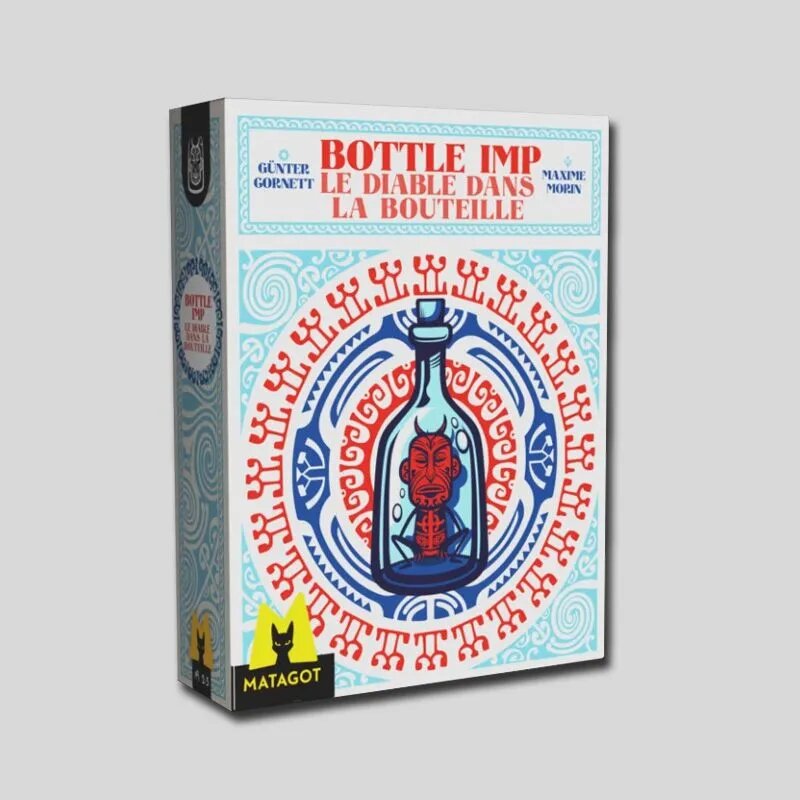 Настольная игра Bottle Imp (Тень в Бутылке) 2-6 Игроков 14 Мин Вечеринка + 78 Карт (Подарок!)