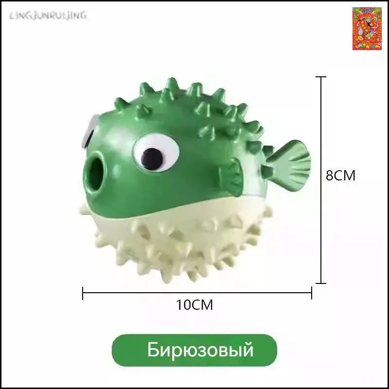Прыгающая рыбка зеленая игрушка для аквариума и террариума декоративный элемент
