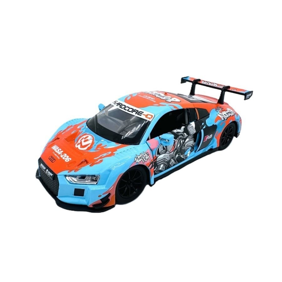 Игрушечная машинка Metal Speed Zone Audi R8 LMS, синий