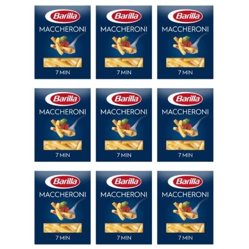Barilla Макаронные изделия Maccheroni, No 44, Трубочки, 450 г, 9 шт
