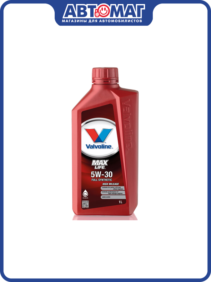 Масло моторное Valvoline MAXLIFE 5W-30 1L (арт. 872371), VAL-5W30ML-1L