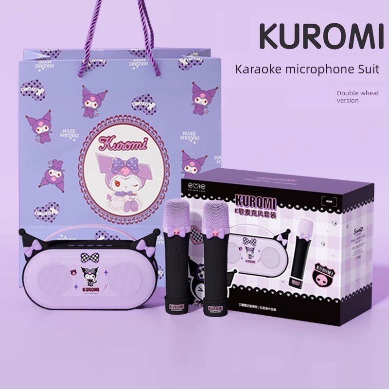 Yimai P6 Kuromi Bluetooth-колонка с двумя микрофонами — подарочный мешок Kuromi