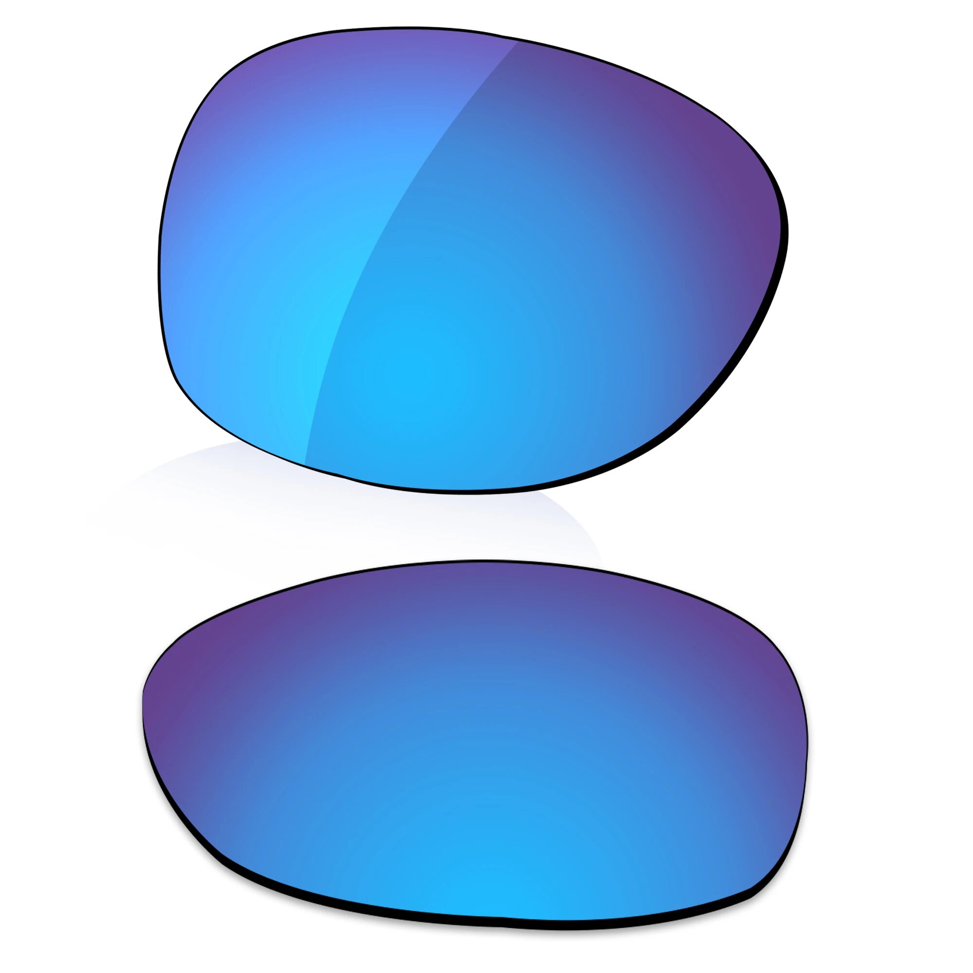 EZReplace Поляризованные линзы для Ray-Ban RB2132-55 Blue P, Синий