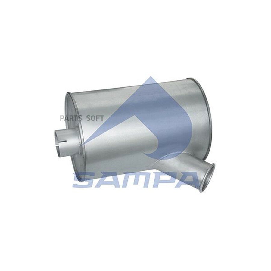 Бочка глушителя 2 серия o111/o127/397x600 от официального дистрибьютора, SAMPA, артикул 021188