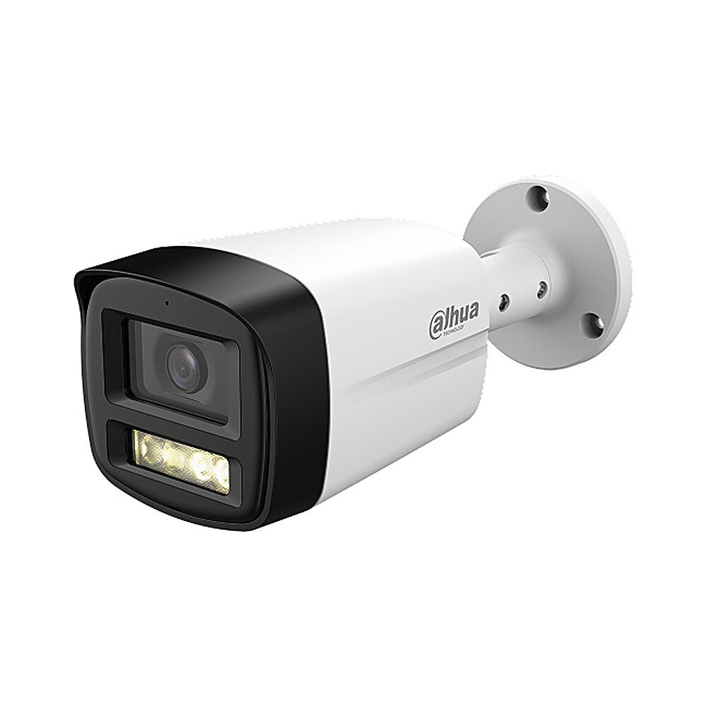 HDCVI-камера Dahua DH-HAC-HFW1801TLMP-IL-A-0280B-S3 — 8 Мп, уличная, ИК-подсветка до 40 м, WDR 120 дБ