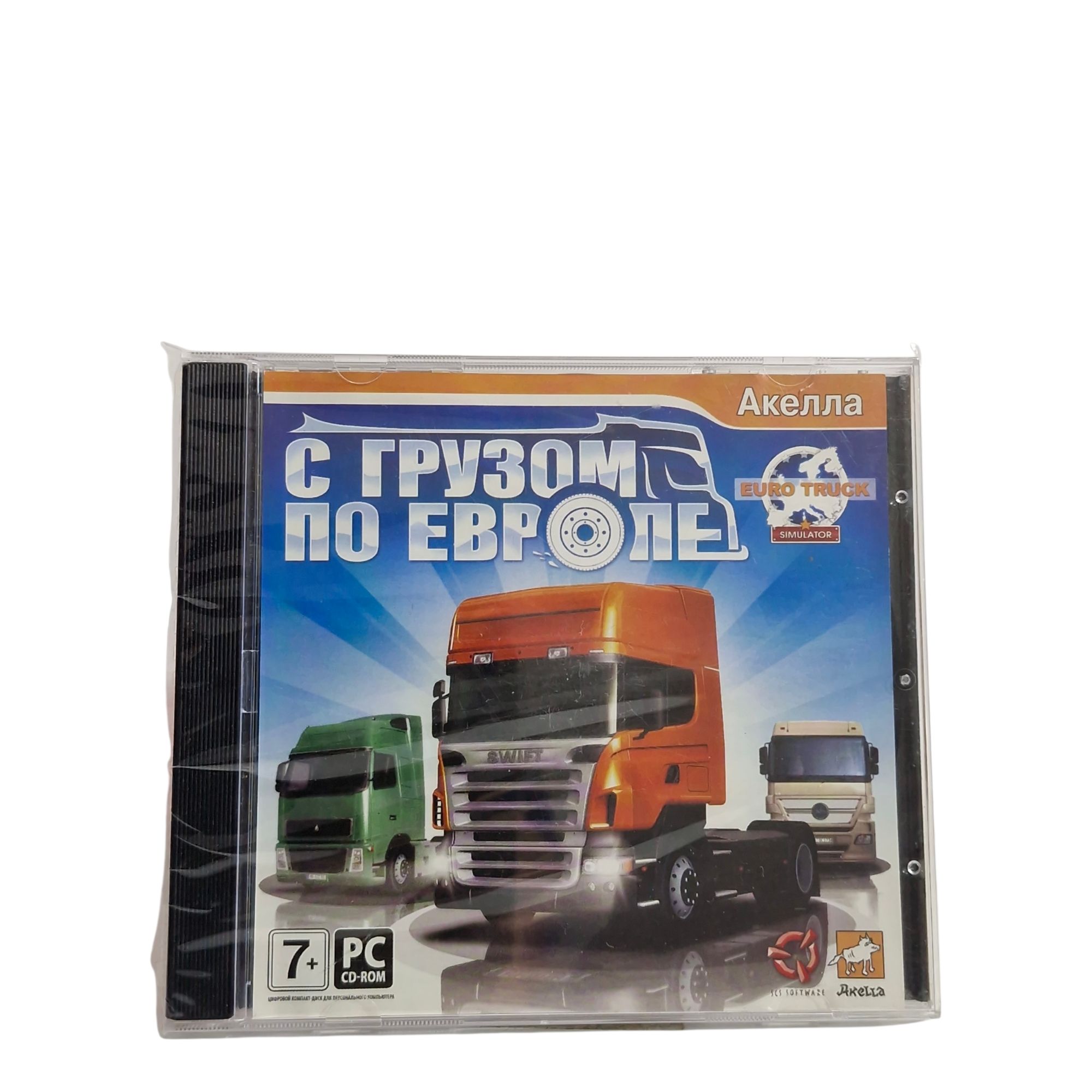 Игра для компьютера: Euro Truck Simulator С Грузом По Европе pc диск лицензия