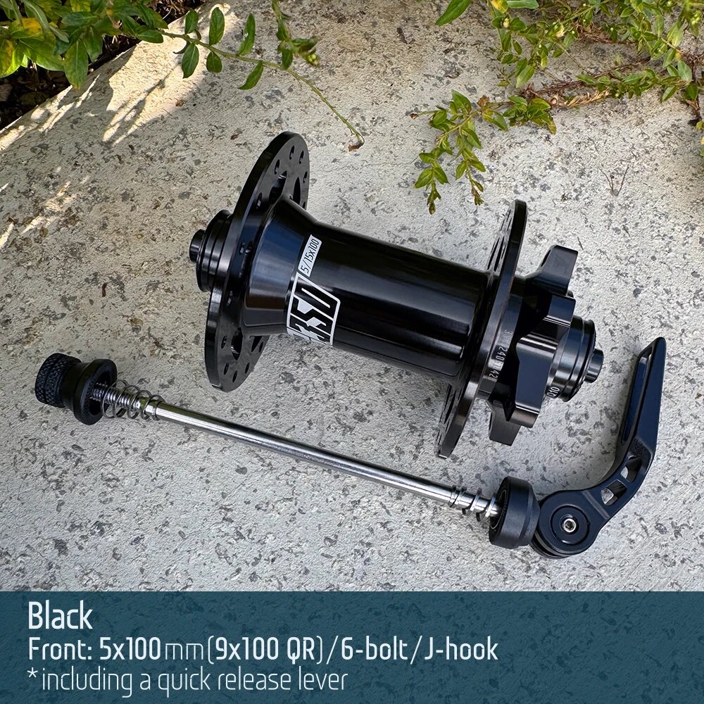 Втулки Koozer 350 Black 36H 5x100mm 6-bolt