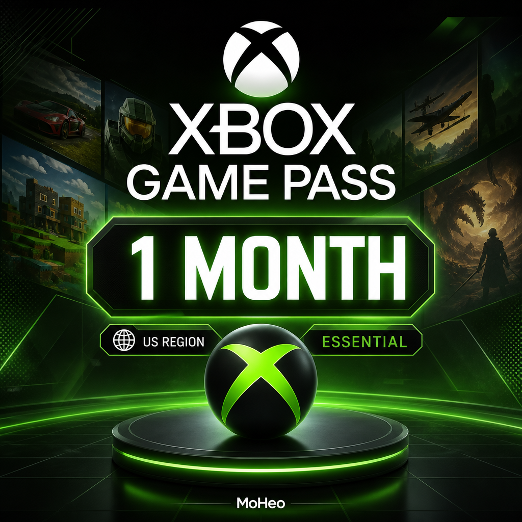 Xbox Game Pass 1 / Цифровой код подписки / США / 1 месяц