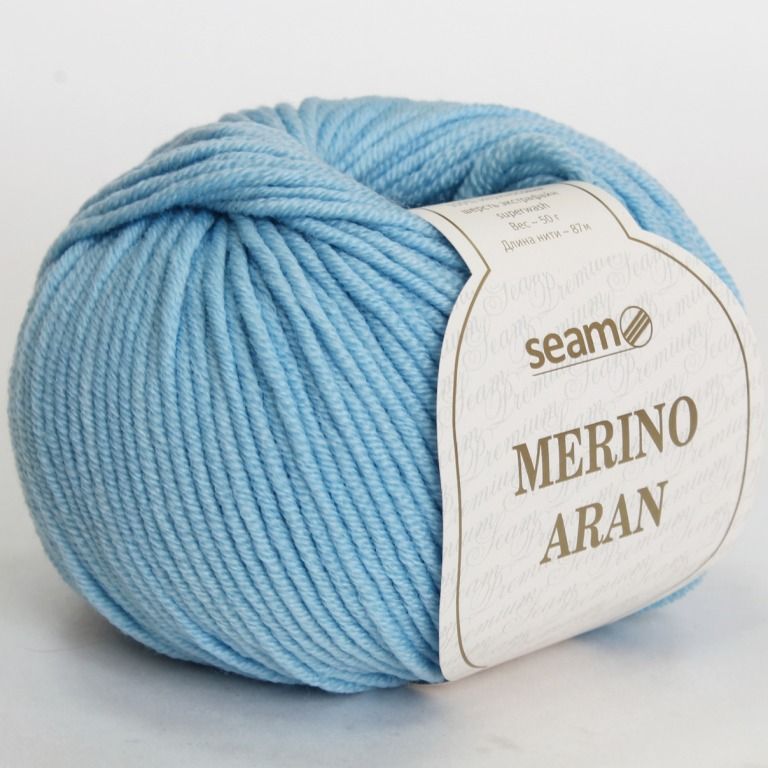 Мерино Аран 100% меринос 50гр*87м*10шт (толстая пряжа)