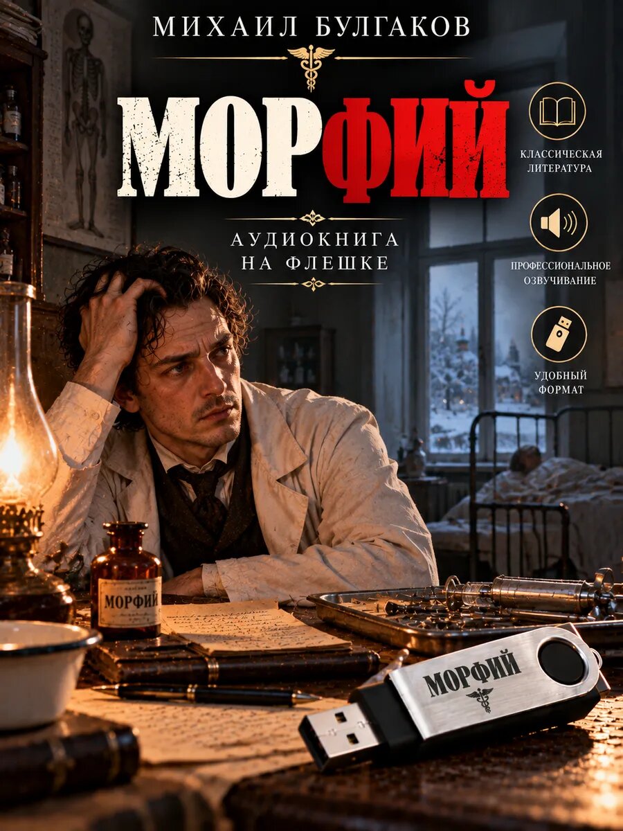 Морфий — Михаил Булгаков (Аудиокнига на флешке)