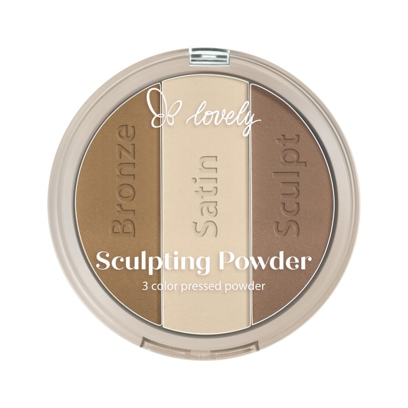 Пудра Lovely Sculpting Powder, палетка для контурирования лица, № 4, 15 г