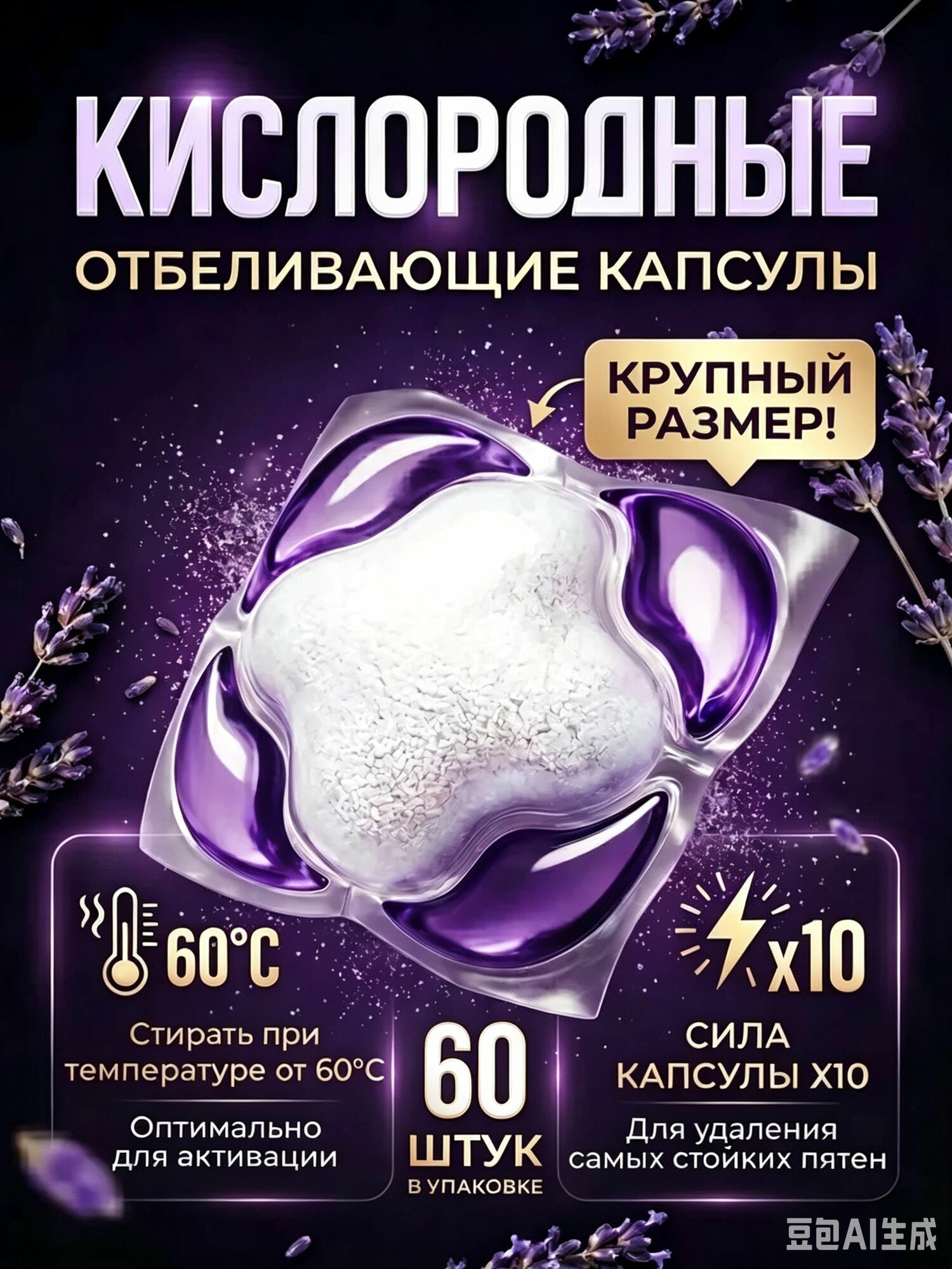 Капсулы для стирки белья с кондиционером 60 шт, Артикул: 5392768290