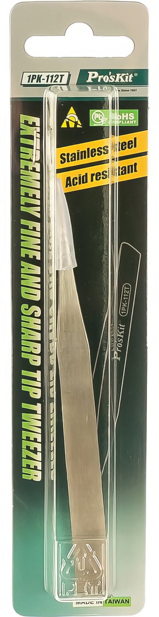 Пинцет (антимагнитный) Pro'sKit 1PK-112T 00049829