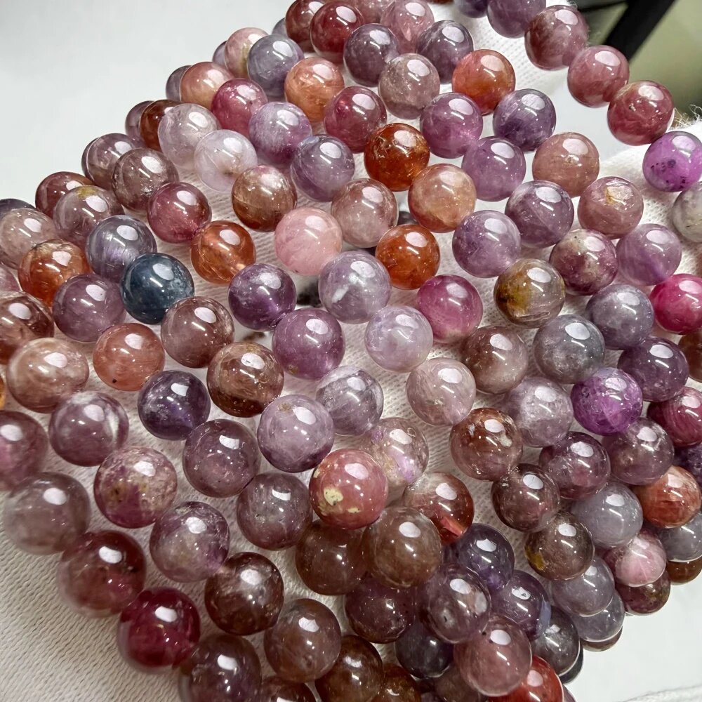 Бусины Престиль Мейхан цветной шпинель 5-6 мм 9-10mm-1 bracelet