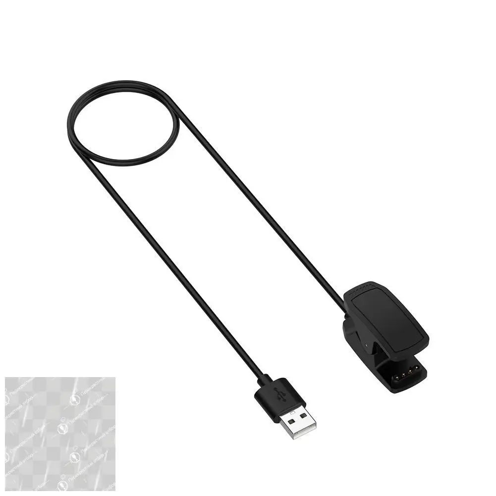 Зарядное устройство для часов Garmin Descent MK2/MK2i/MK2S/MK3/MK3i, чёрное, кабель 1 м