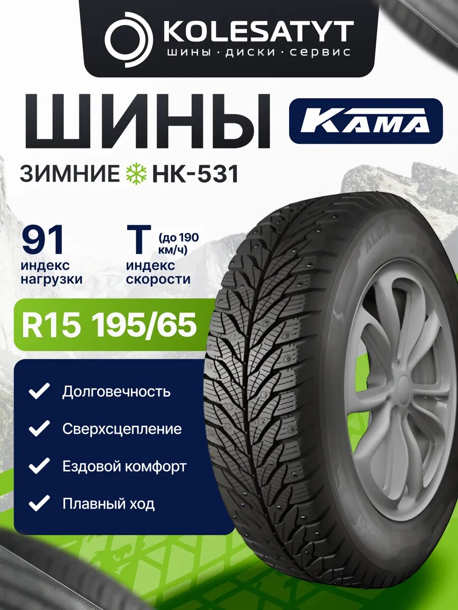 Шины зимние 195 65 R15 91T