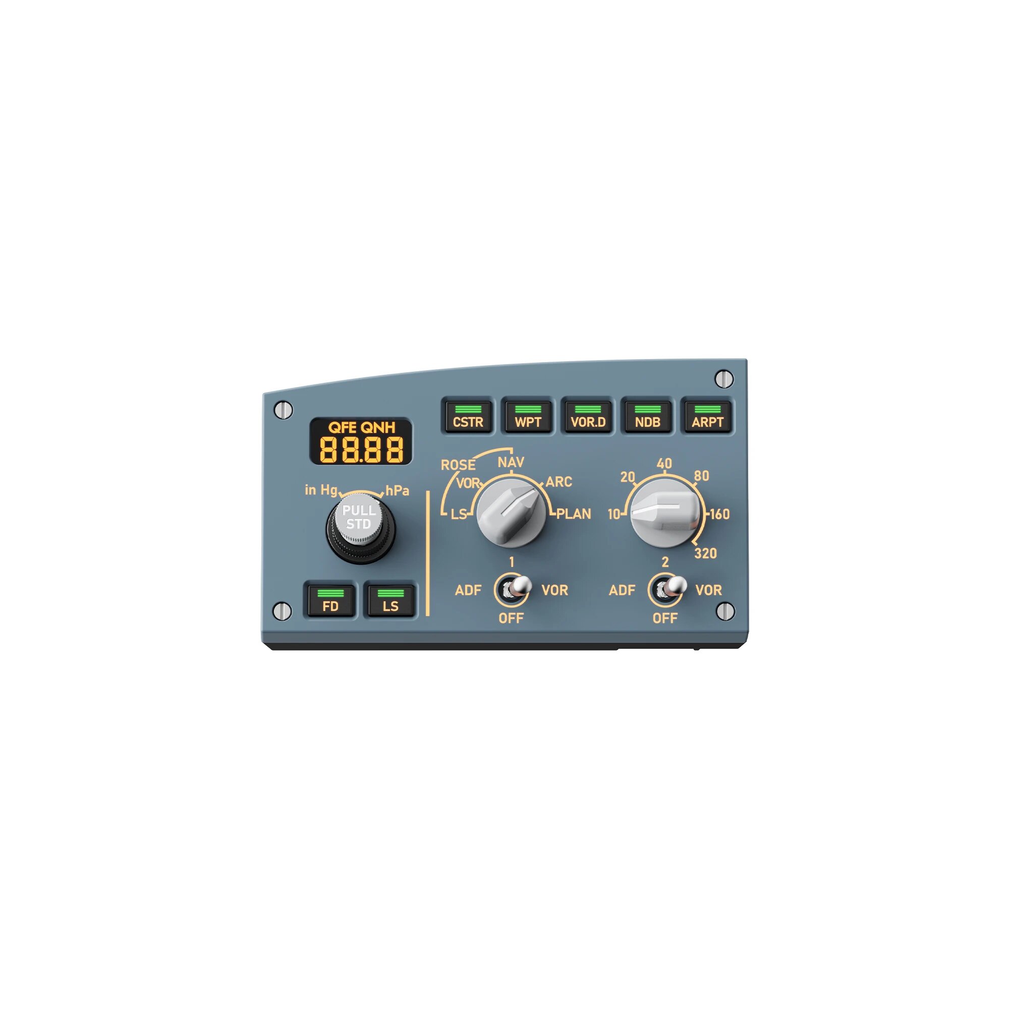 Панель управления MOZA MA3F MB7F для авиасимулятора Left Module