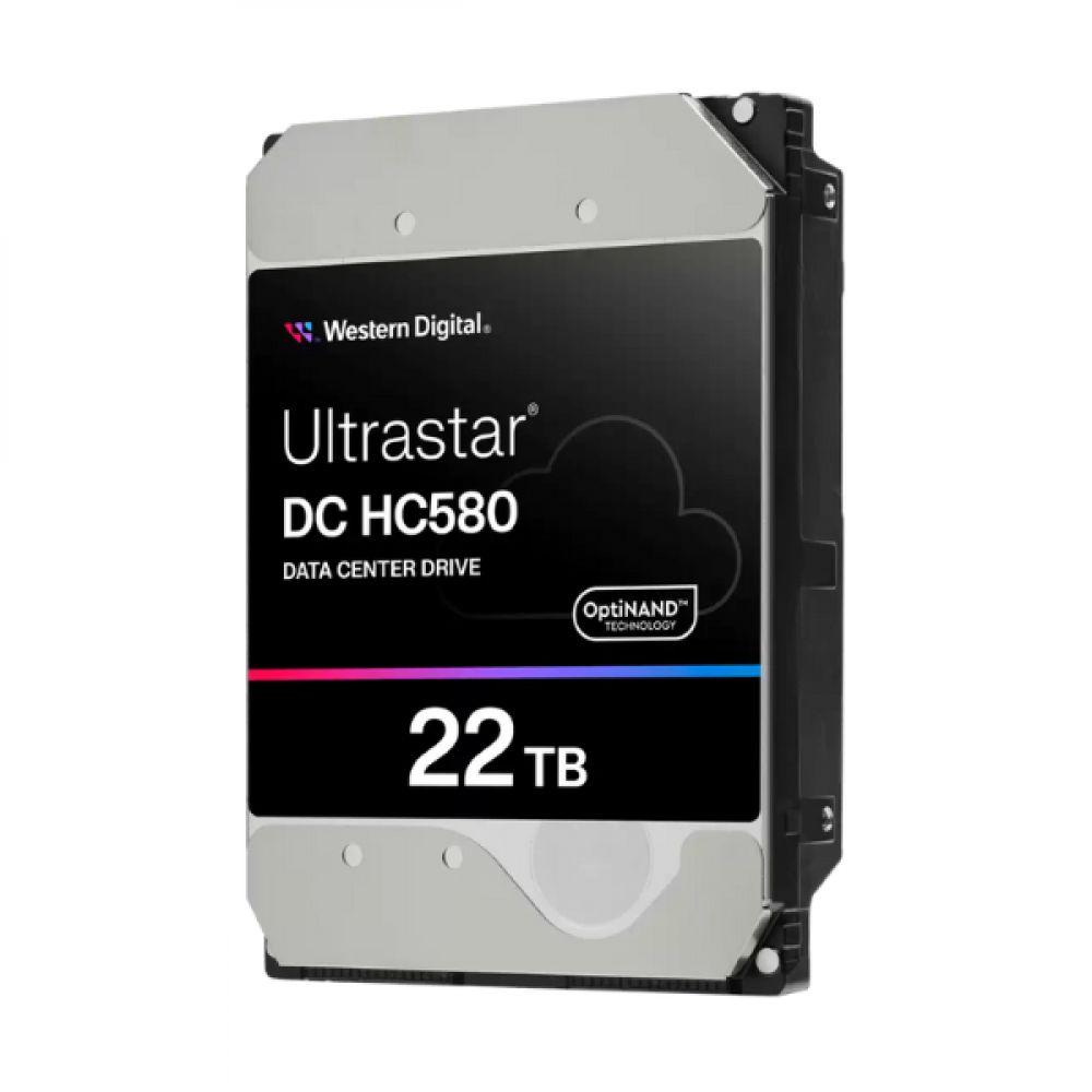 Western Digital 22 ТБ Внутренний жесткий диск Ultrastar DC HC580, 3.5", 7200 об/мин 6 Гбит/с (WUH722422ALE6L4)