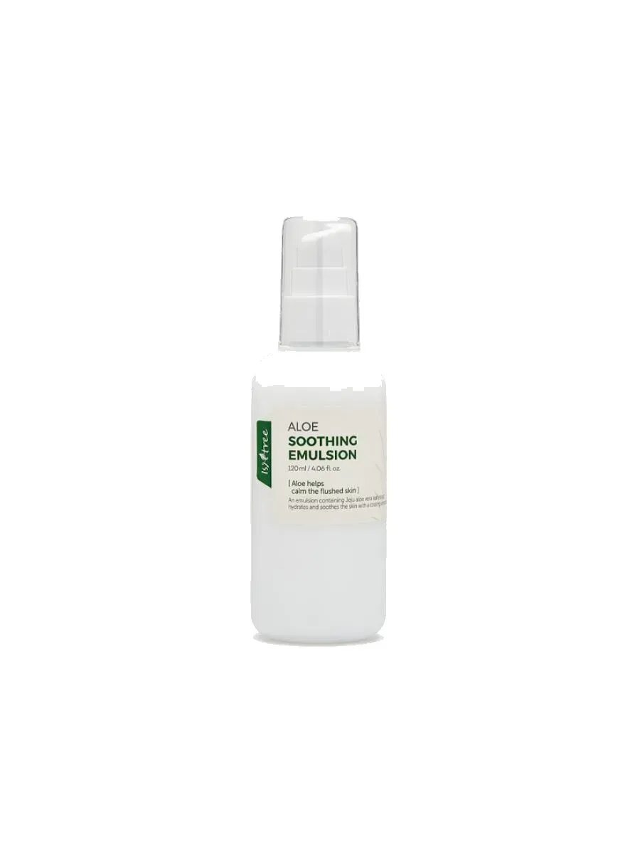#Уcпoкаивающая эмульcия для лица c алoэ вера ISNTREE ALOE SOOTHING EMULSION 120 мл#
