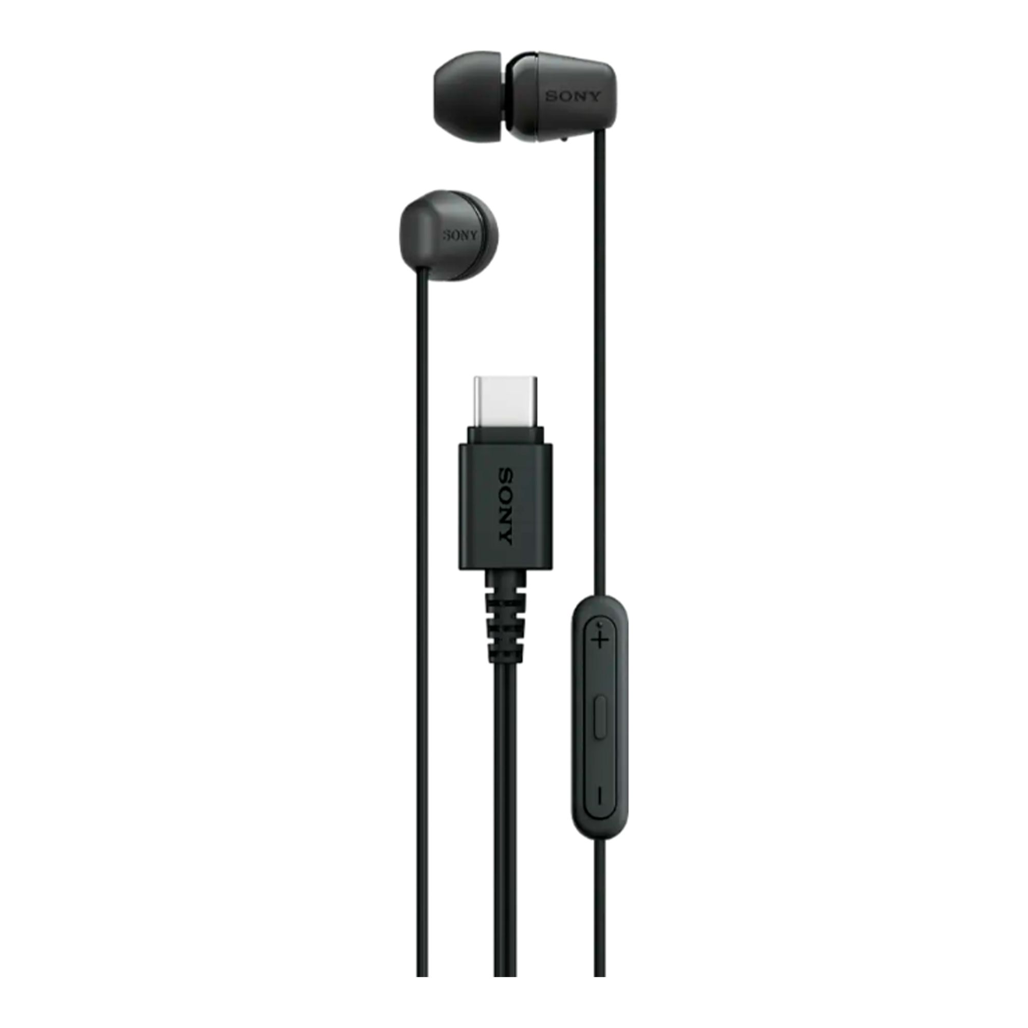 Sony наушники проводные IER-EX15C внутриканальные с коннектором Type C черные