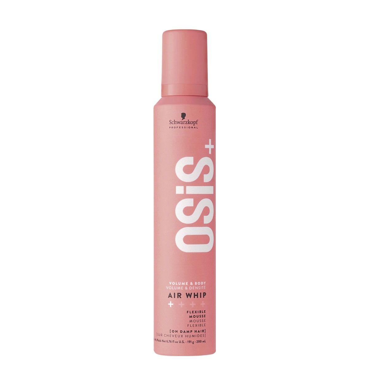 Schwarzkopf Osis+ AIR WHIP - Мусс легкой фиксации для объема волос, 200 мл