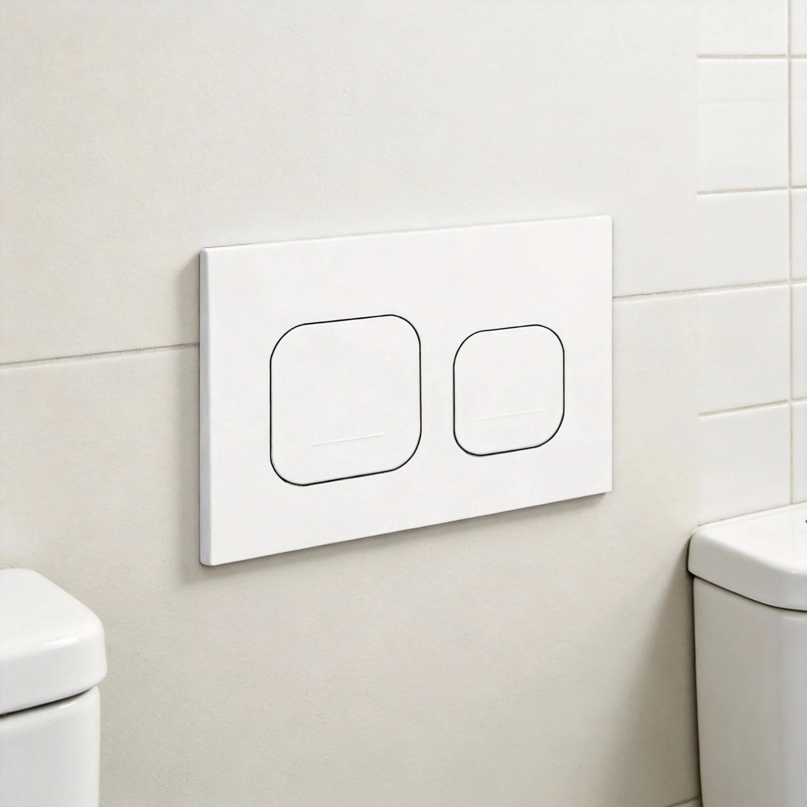 Кнопка двойного смыва Geberit Sigma и Delta 21 Matte White