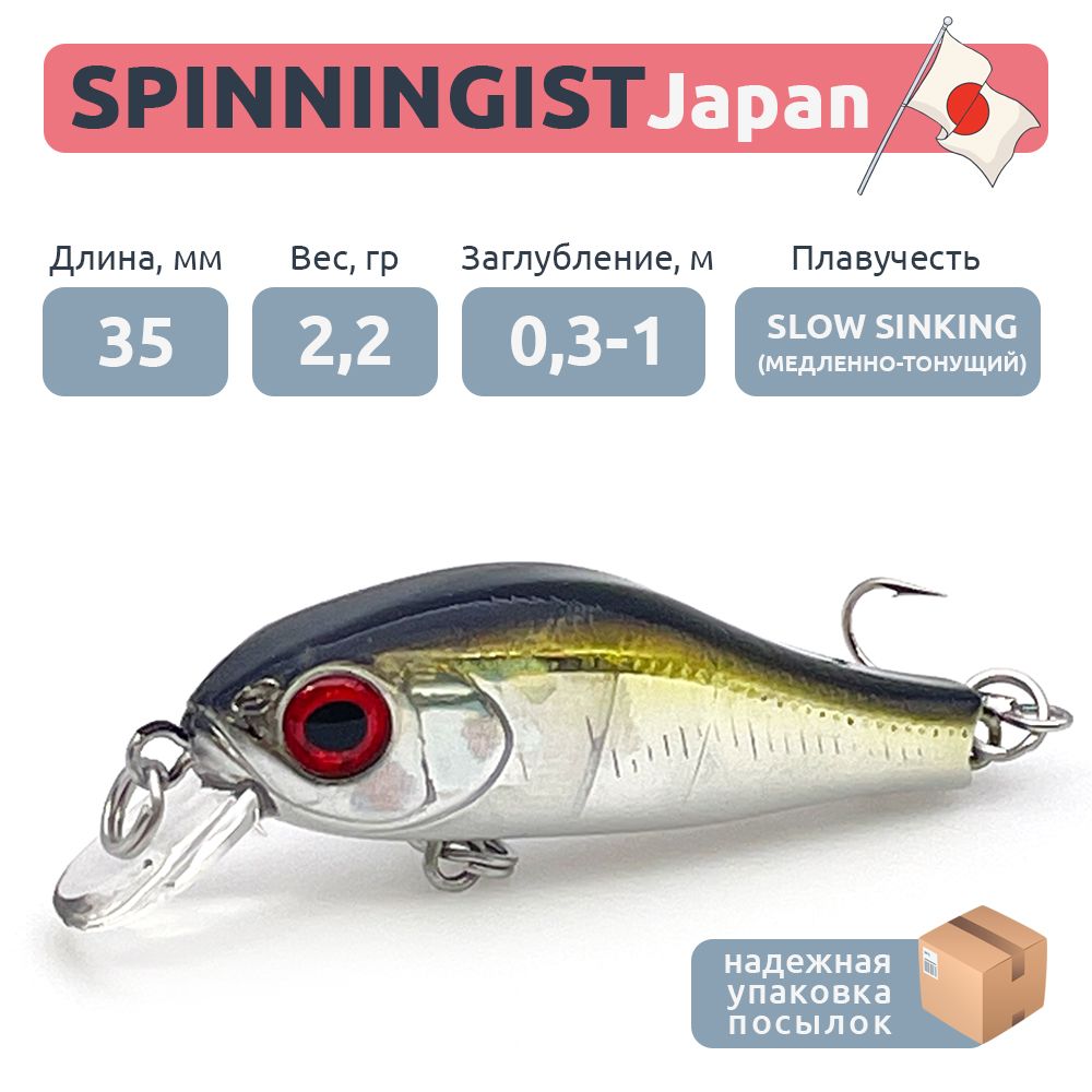 Воблер ZipBaits Rigge 35SS (35м 2,2гр) #510R