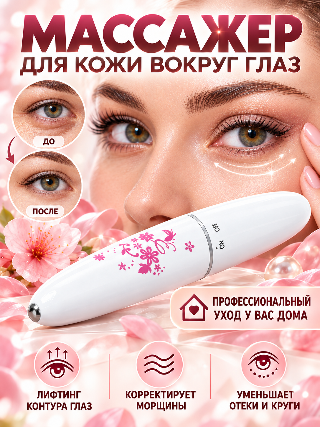 Массажер для глаз электрический