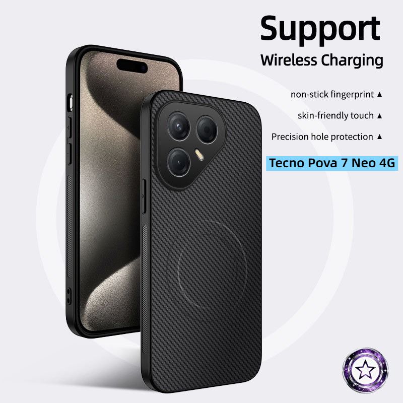 Модный MagSafe чехол для Tecno Pova 7 Neo 4G (Техно Пова 7 Нео)