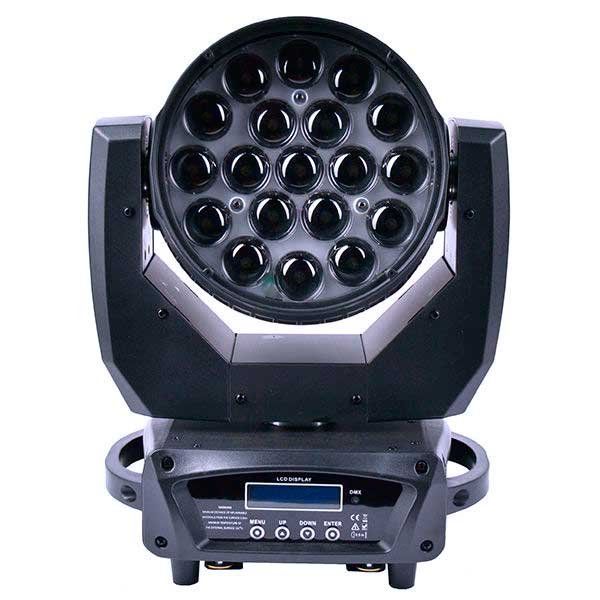 Светодиодный интеллектуальный прибор SHOWLIGHT MH-LED 19x15 Zoom WASH [источник света – 19 диодов по 15 Вт RGBW, моторизованный ZOOM (8°-50°)]