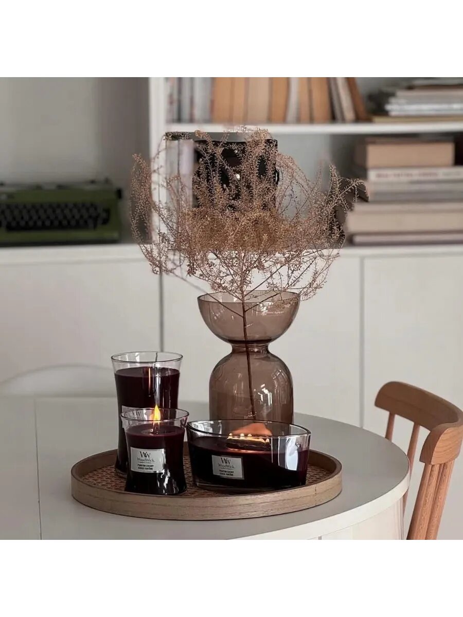 Woodwick/ Свеча средняя Призрачная вишня 275гр.