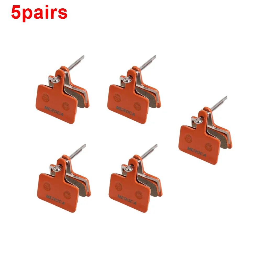 Тормозные колодки LCQPTW для электросамокатов KuKirin G2, G4, G2 Master, G3 Красный, 5Pair orange