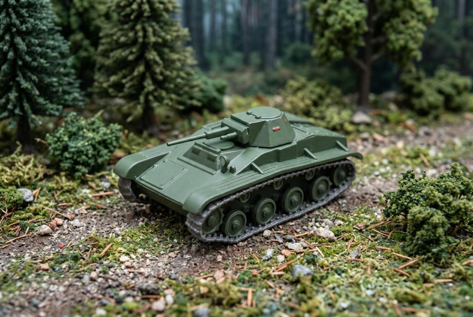 Масштабная модель 1/72, Танк Т-60