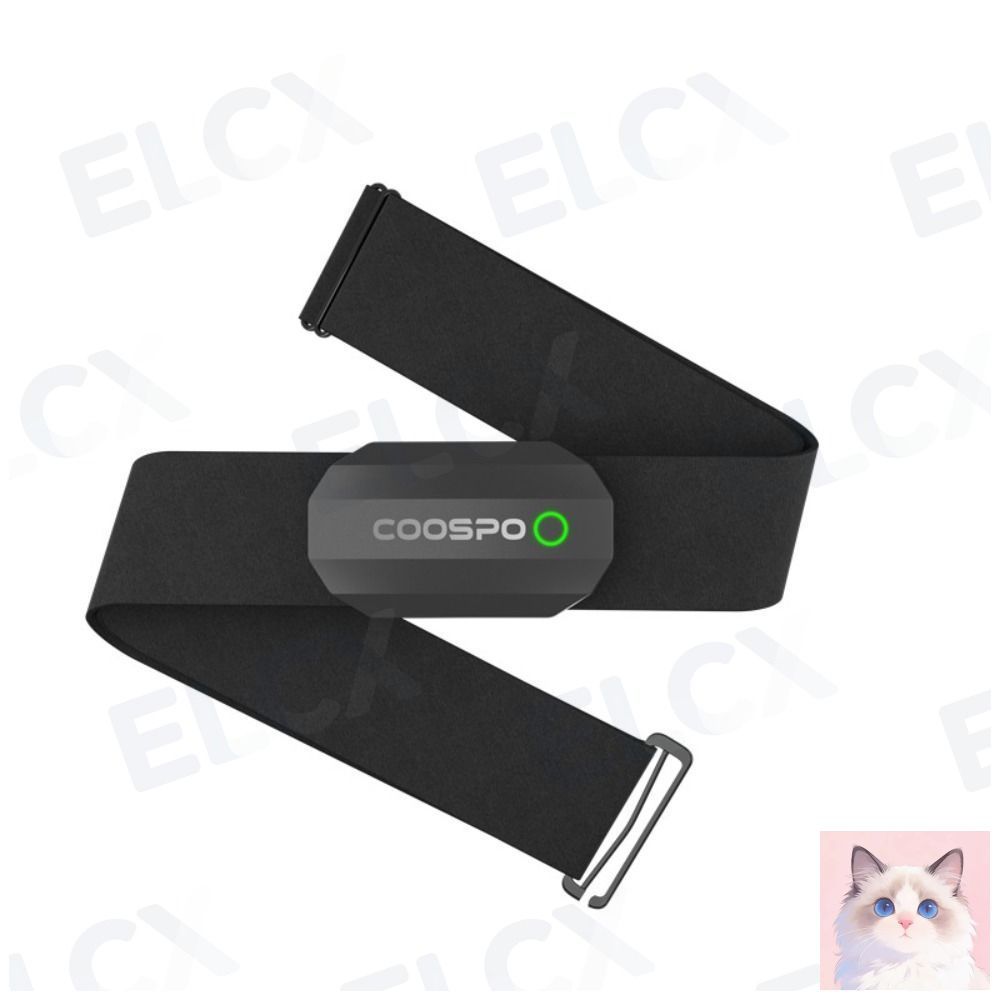 COOSPO H808S Heart Rate Sensor Chest Strap HRM Monitor ANT+ Bluetooth с IP67 для Peloton Zwift DDP Yoga Wahoo Polar Beat