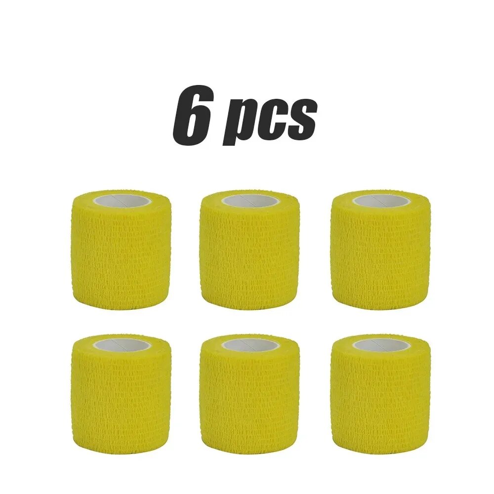 Эластопласт спортивный самоклеящийся Желтый, 10cmX4.8m, Yellow-6pcs