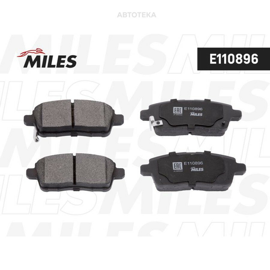 Колодки тормозные CHERY TIGGO 7 PRO/8 PRO/EXEED LX зад. SemiMetallic MILES E110896