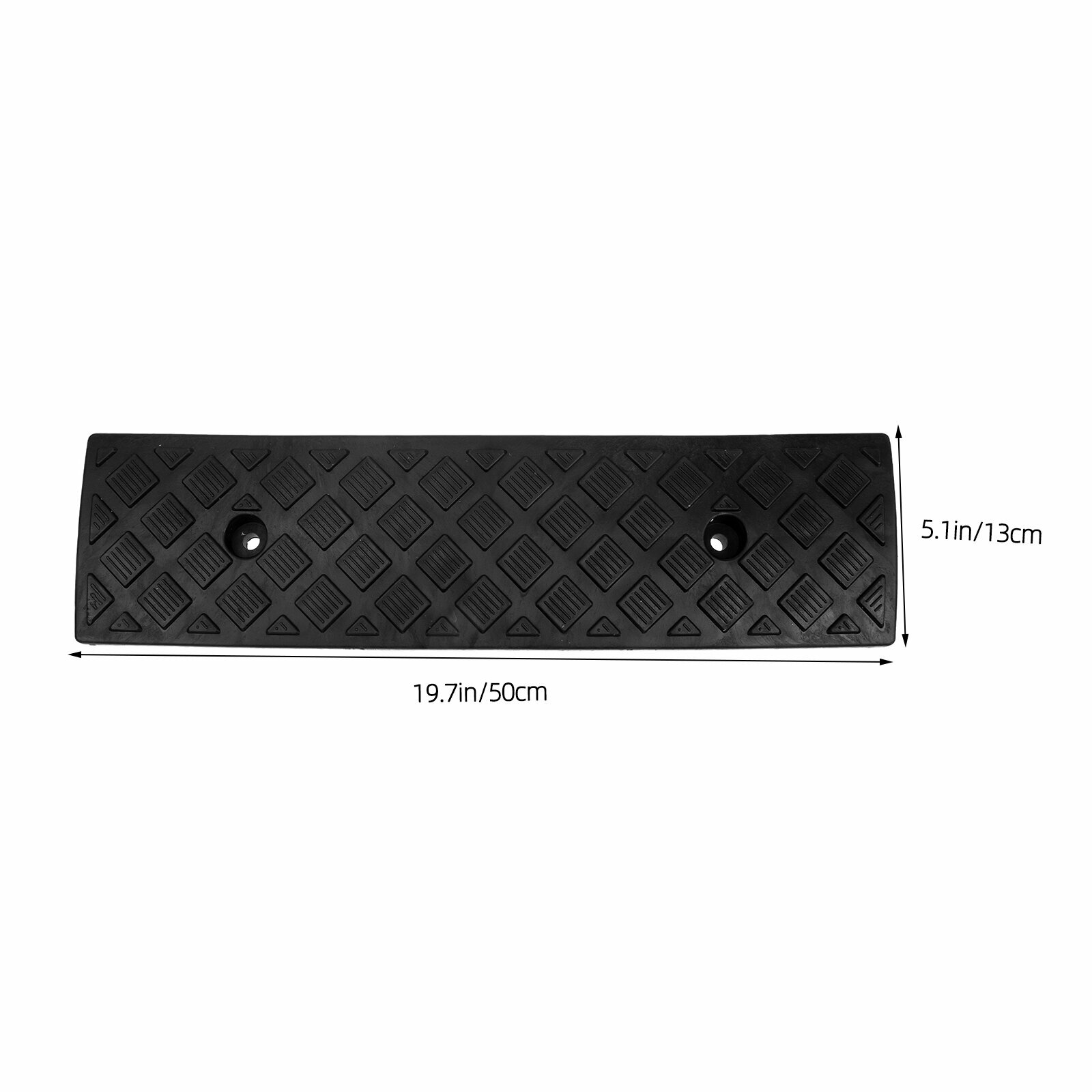 Пластиковый Подъездной Рамп Для Автомобиля И Мотоцикла 49.50X13.00X3.00Cm