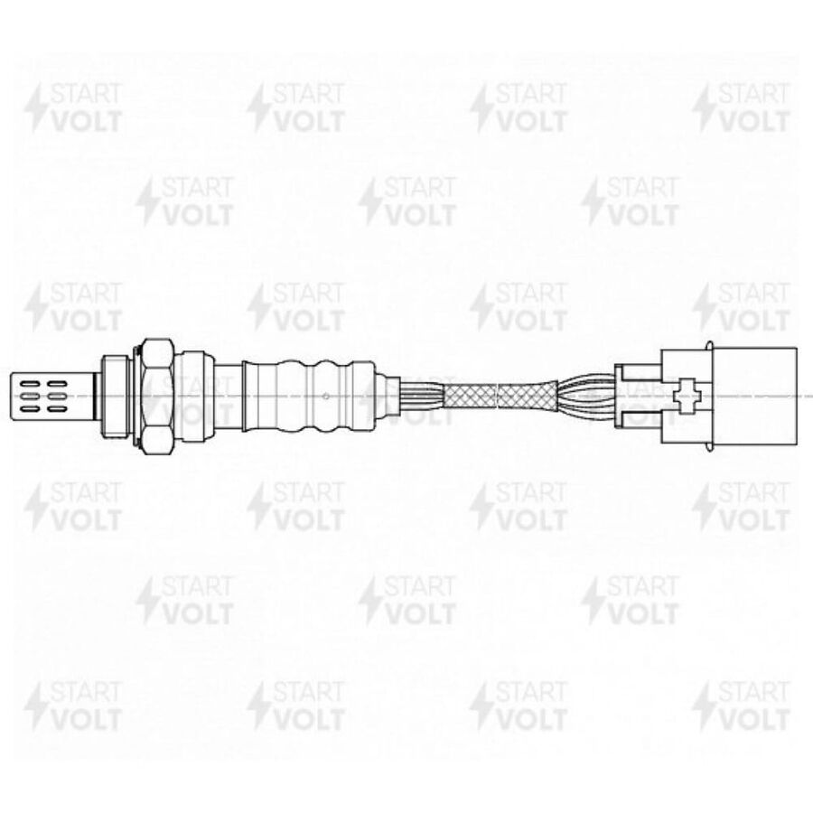 Датчик Кислорода Для А/М Mitsubishi Outlander Xl (06-) 3.0I Lancer (03-) 2.0I До Катализатора (STARTVOLT VSOS1111)