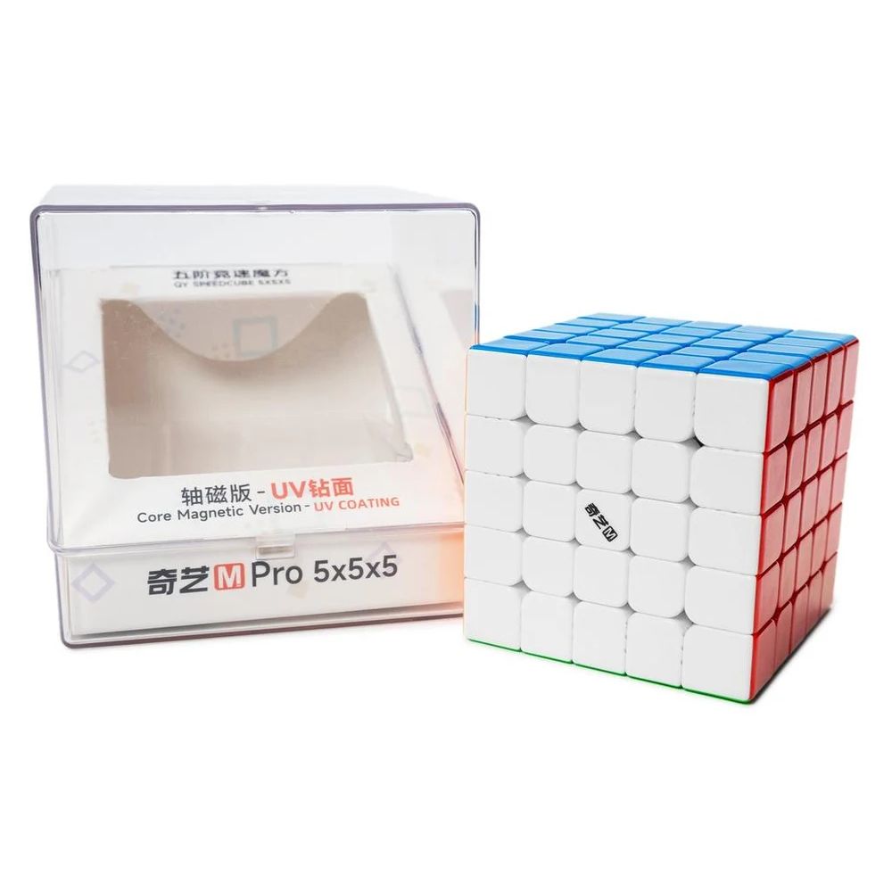 Кубик Рубика магнитный QiYi (MoFangGe) M Pro 5x5 Ball-Core UV