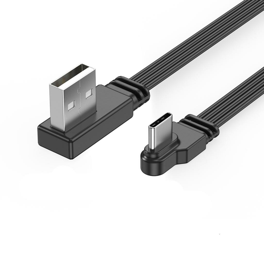 Кабель-переходник USB 2.0 на Type C 30-100 см, 10cm - USB L к типу C LR