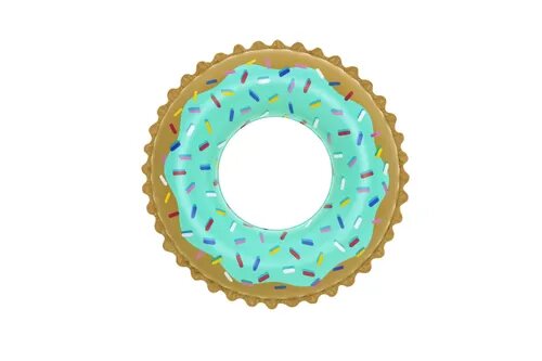 Круг надувной для плавания 91 см "Sweet Donut", дизайн пончик, для детей от 10 лет, ПВХ