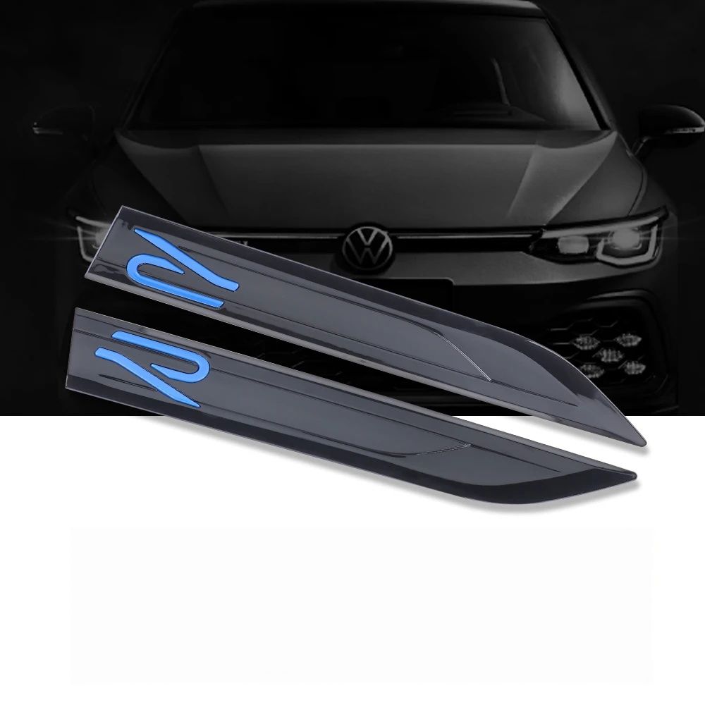 Эмблема на крыло Volkswagen R R Line декоративный шильдик для автомобиля