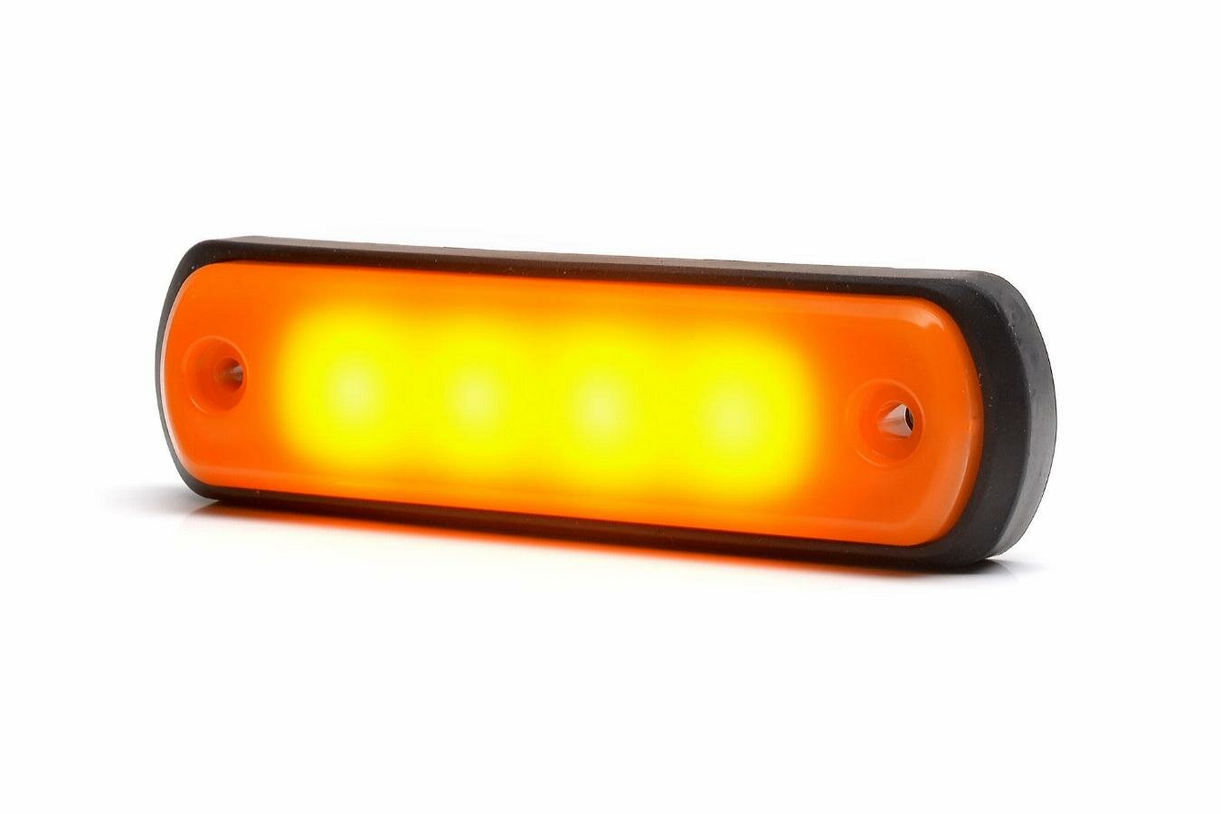 Фонарь габаритный 12-24V желтый неоновый 1341W189N (WAS)