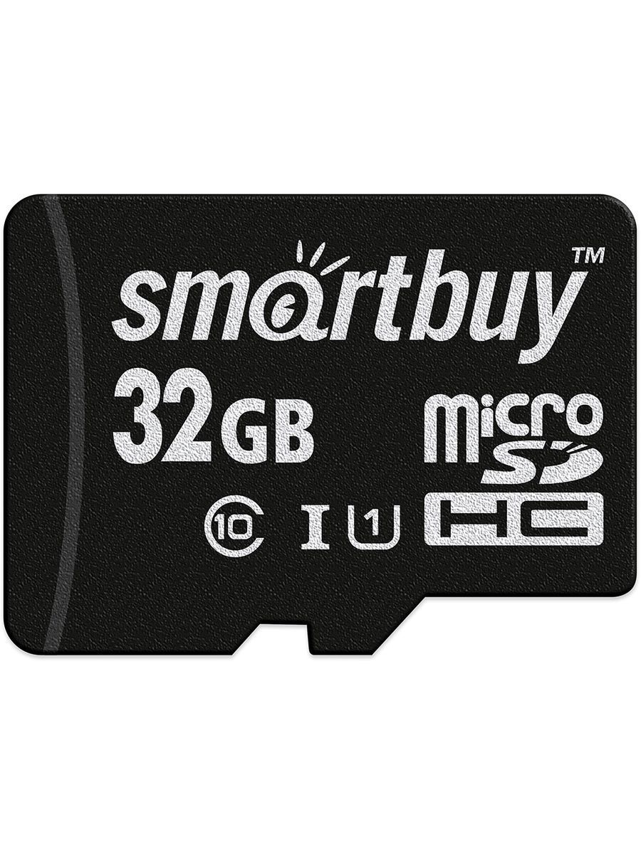 Карта памяти SmartBuy microSDHC UHS-I Class 10 32GB без адаптера