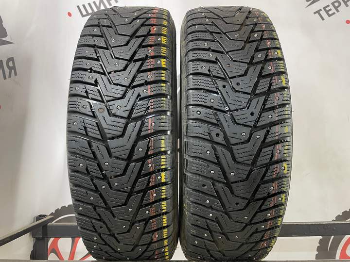 Комплект (2 шт) зимних БУ шин шипованные Hankook Winter I'Pike RS2 W429 185/70 R14 40% износ